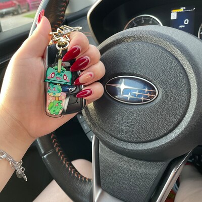 Bulbasaur Boba Keychain - Etsy