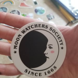 Moon Watchers Sticker Moon Sticker Car Moon Sticker Packs - Etsy