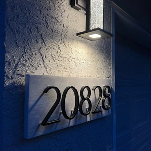 Modern Address Sign Address Sign Metal Address Sign - Etsy