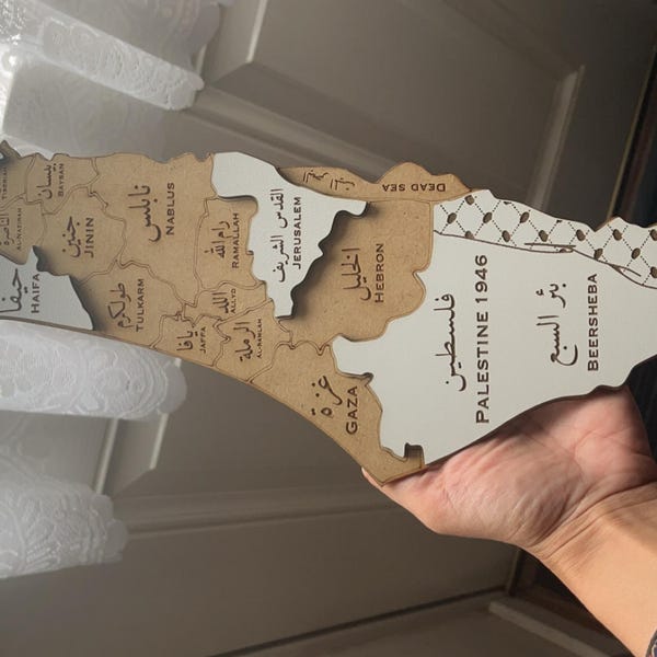 Coffee and Tea Labels Arabic Tags in Set of 2 Kitchen Tags Walnut ...