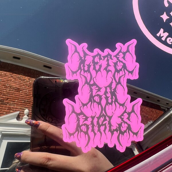 Bad Omens Sticker, Girly Pop Metal, Pastel Goth Holographic Water ...