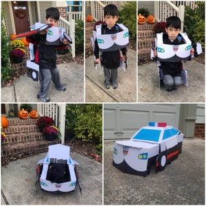 Template for Transforming Car Costume for Kids Halloween - Etsy