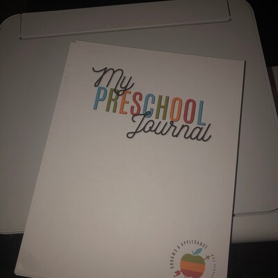 Preschool Journal, Printable Daily Preschool Activity, Learning ...