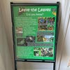 Leave the Leaves Sign 18" X 12" - Etsy