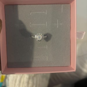 Enchanted Moonstone Ring, Promise Ring, Simple Ring,rainbow Moonstone ...