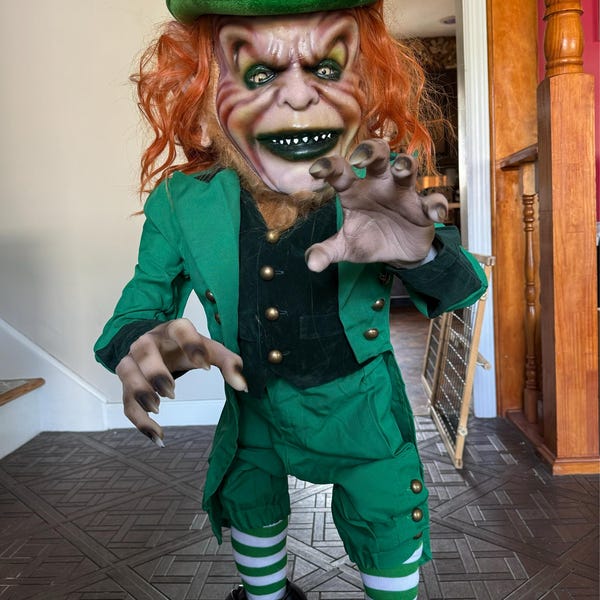 Leprechaun Inspired Free Standing Prop Four Foot Tall With Hat and ...