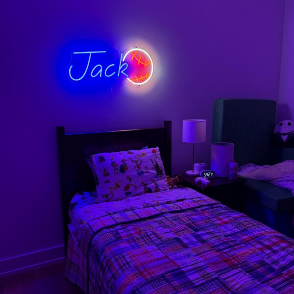 Angel Wings and Halo Neon Sign Custom, Angel Wings Neon Sign, Party ...