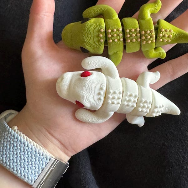 Flexi Chicken Articulated Chicken Fidget Toy Designed by Zou3d - Etsy