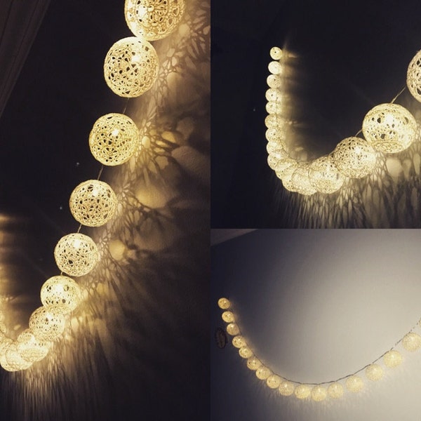 String Lights Fairy Lights Christmas Lights Bedroom Lighting Party ...