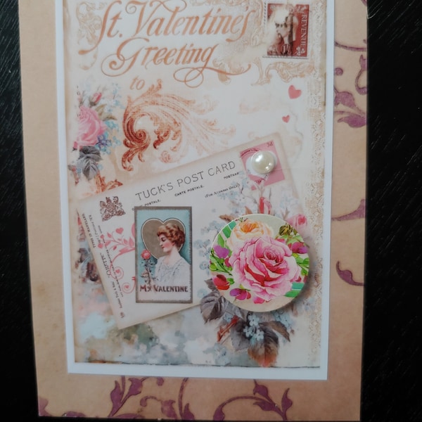 Junk Journal Kit, Printable Valentine's Day,vintage Collage Sheets ...