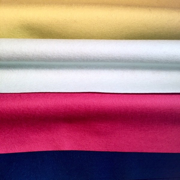 Wool Felt Sheet - 100% Wool Felt in Color LIGHT RASPBERRY - 18" X 18 ...