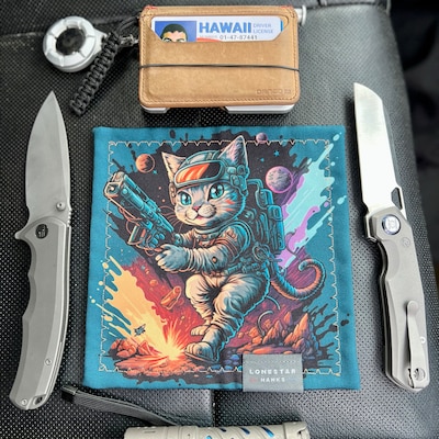 Blue Sprinkles Microfiber EDC Hank - Etsy
