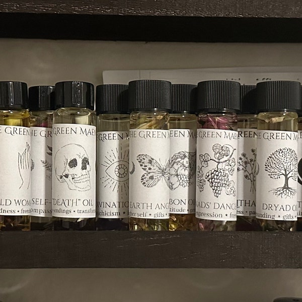 Choose 5 Intention Oils – Ritual Oils, Witchcraft Supplies, Witchy ...