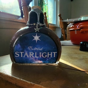 Bottled Starlight Magical Apothecary Potion Bottle Witch and Wizard ...