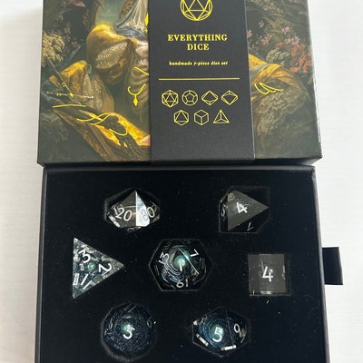 Andromeda Luxe Galaxy Dice, Planet Dice, Astronomy, Handmade Resin ...