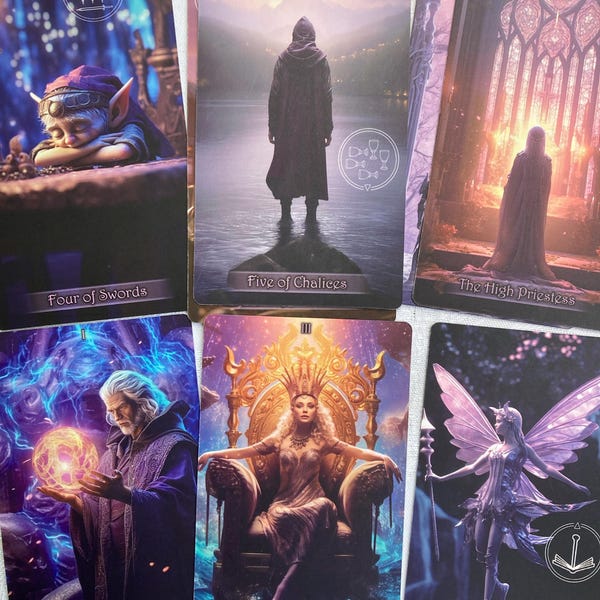 The Desert Night Tarot: Where Stars Whisper to the Soul 78 Tarot Cards ...