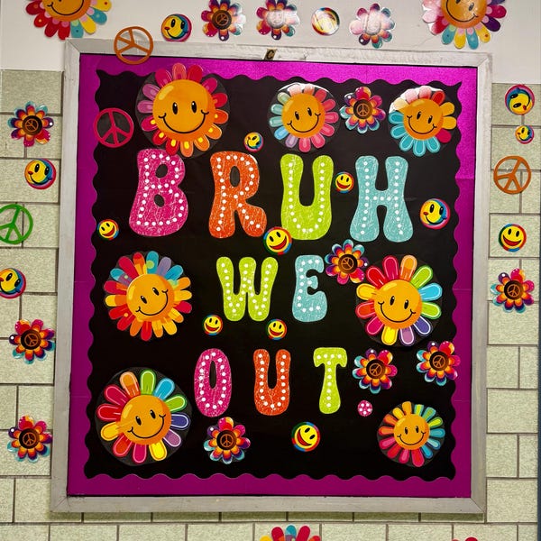 Spring Classroom Bulletin Board Set, April Showers Bring May Flowers ...