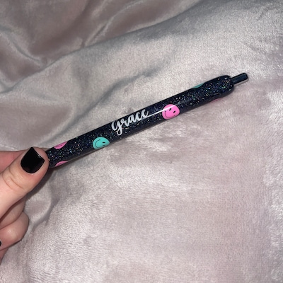 RSVP Personalized Glitter Ball Point Pen - Etsy