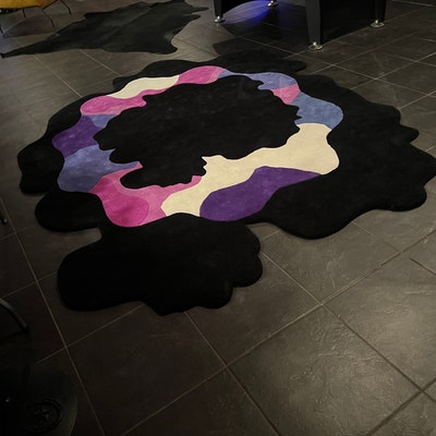 Handmade Tufted Rug,living Room Rug,area Rug,art Rug,custom Rug,3x5 ...