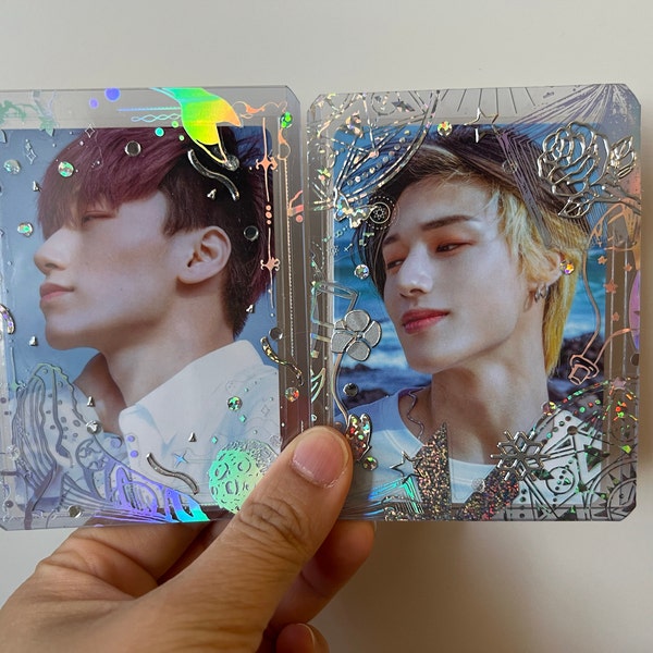 Decorated Toploader Custom Toploader Kpop Photocard Holder - Etsy