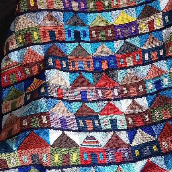 Safe at Home Blanket - Knitting Pattern - Etsy Australia