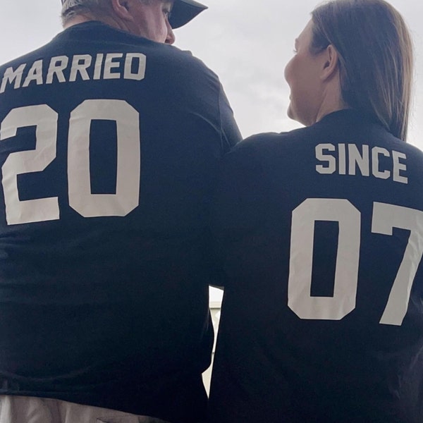 Married Since Shirts Just Married Shirts Honeymoon Shirts Anniversary ...