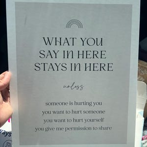 Counselor Poster Set Minimal Counselor Sign Bundle Counseling Poster ...