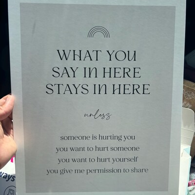 Counselor Poster Set Minimal Counselor Sign Bundle Counseling Poster ...