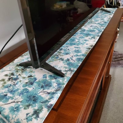 Two Tone Grey Plaid Linen Table Runner, Various Lengths/ - Etsy