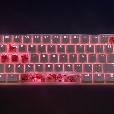 Nature Sea Lake Pool Koi Fish White Rose Gold Light OEM Spacebar ESC ...