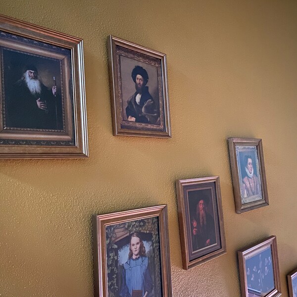 Wizards and Witches Portaits W/gold Frame Prints, Magical , Gallery ...