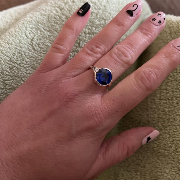 Beautiful Ruby Ring - 925 Sterling Silver Ring - Charm Ruby Ring ...