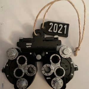 Phoropter Christmas Ornament, Optometry Ornament, Optometrist, Eye ...