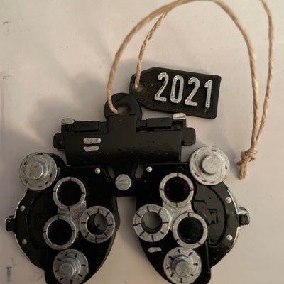 Phoropter Christmas Ornament, Optometry Ornament, Optometrist, Eye ...