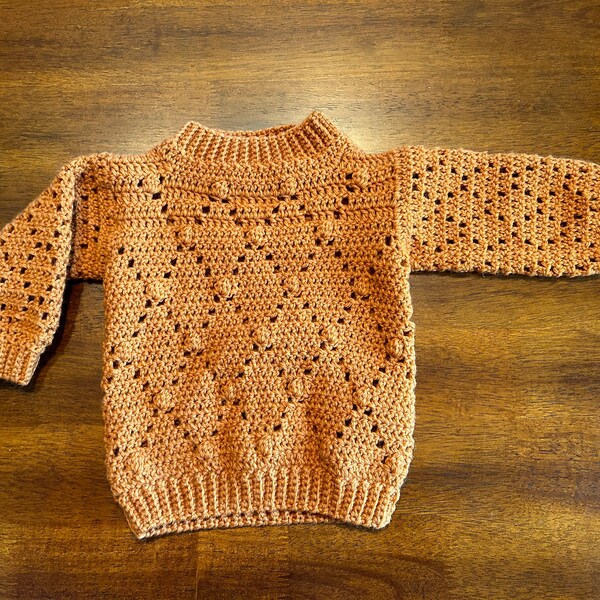 Crochet PATTERN Diamond Sweater child Sizes 0-6m up to 9-10years ...