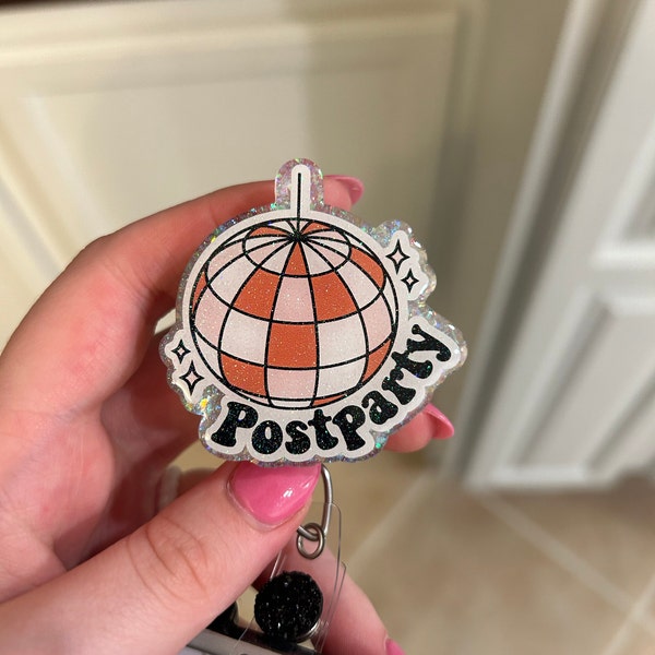 Postpartum Badge Reel, Postpartum Nurse Badge Reel, RN Badge Reel, Baby ...