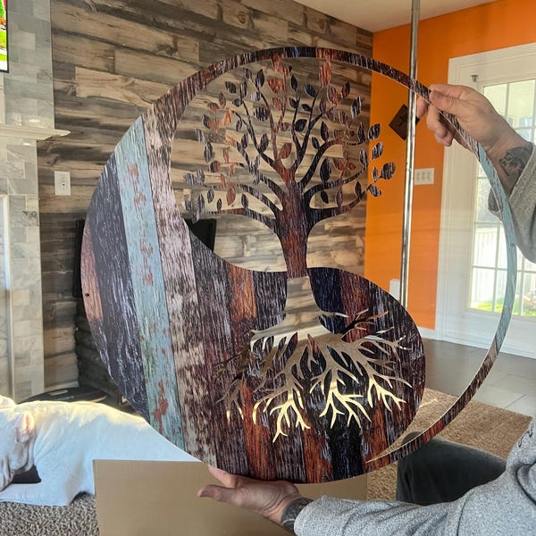 Serrated Classy Wood Wall Decor, Geometric Wood Wall Art, Home Decor ...