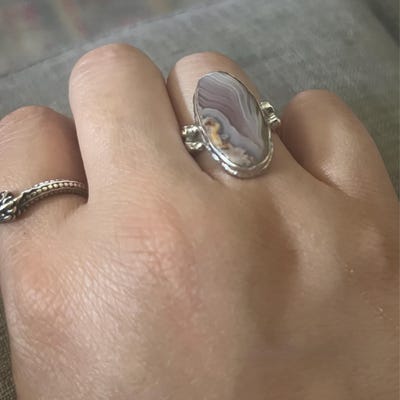 Amazing Sterling Castle Ring With Turquoise and Coral, Size 8.25 - Etsy