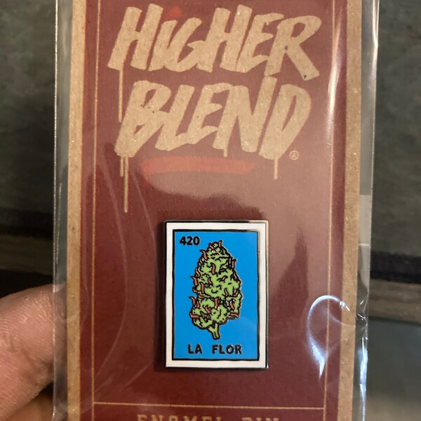 LA FLOR PIN - [ Weed Nug Loteria Card, Cannabis, Marijuana, Ganja ...