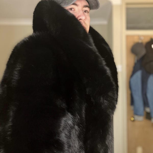 Huge Double Face Luxury Silver Fox Fur Boa,118inch (300cm)natural Color ...