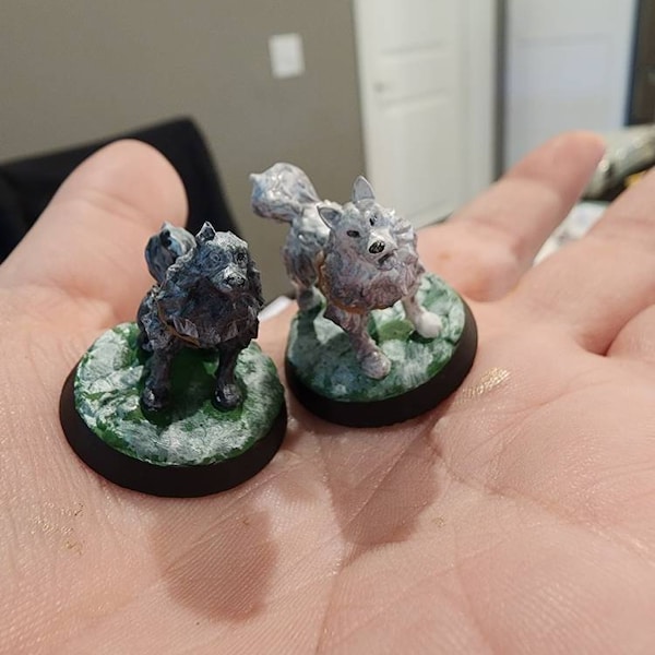 Dog Sled Terrain Miniature - D&D 5e - Dungeons and Dragons - Pathfinder ...