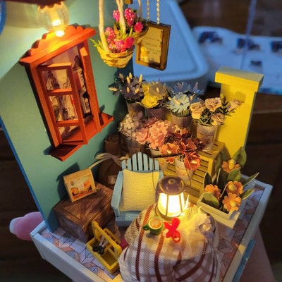 DIY Miniatures Mini Cottage Series DIY Toy Miniature House Ship Fast - Etsy