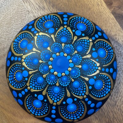 Digital Dot Mandala Flower Pattern Hydrangea Dreams Delicate Dots ...