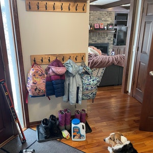Coat Rack With Shelf the Ed Key Holder Entryway Organizer - Etsy