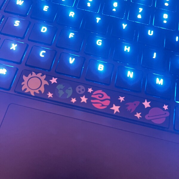 Classic Space Bar Sticker SEPARATE PIECES / Space Bar Vinyl Decal ...