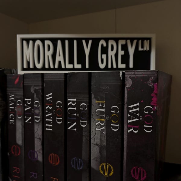 Book Library Sign 3D Printed Bookshelf Decor Gift - Etsy