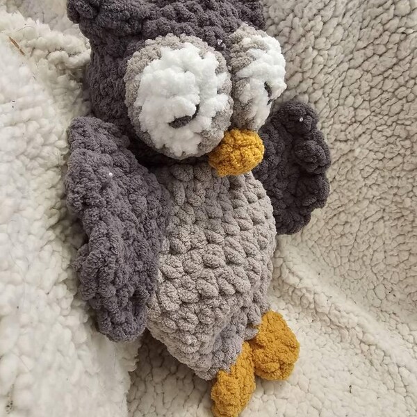 Pattern: Oakley the Owl Snuggler Pattern, Crochet Owl, Crochet Pattern ...