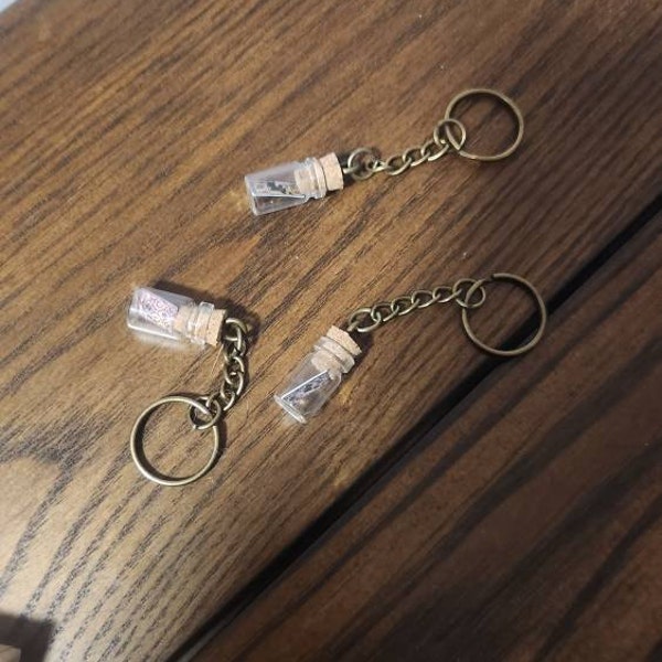 INSCRYPTION Keychain Card in a Bottle Squirrel Black Goat Boulder ...