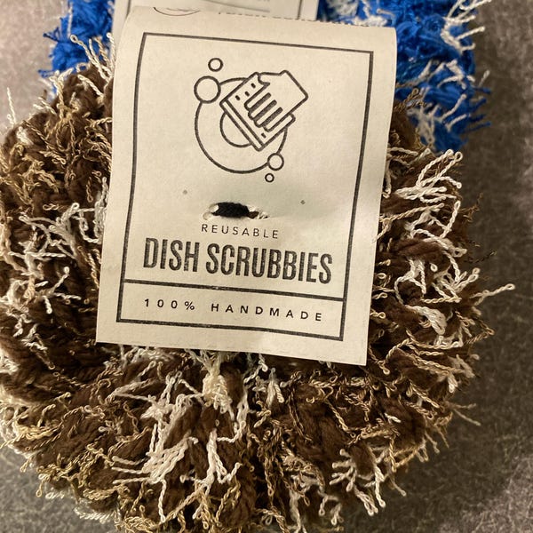 Printable Dish Scrubbies Tags: DIY Packaging Template (PDF Download) - Etsy