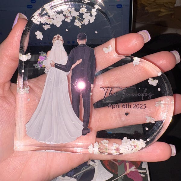 Custom Heart Shape Acrylic Sign, Customized Heart Shape Acrylic Stand ...